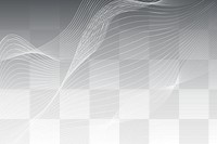 Elegant flowing abstract lines overlay | Premium PNG - rawpixel
