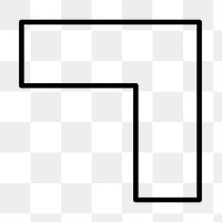 PNG Simple black corner design | Free PNG - rawpixel