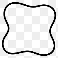 PNG Abstract wavy square outline | Free PNG - rawpixel