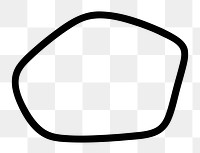 PNG Abstract black irregular shape | Free PNG - rawpixel