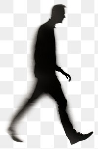 PNG Shadow man walking silhouette | Free PNG - rawpixel