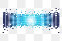 Blue visualizer png sticker, modern | Free PNG - rawpixel