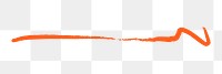 Orange line png sticker, transparent | Premium PNG - rawpixel