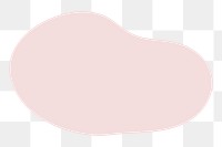 Pink blob shape png sticker, | Premium PNG - rawpixel