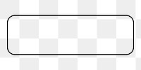 Png rectangle line frame sticker, | Premium PNG - rawpixel