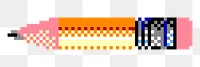 Pencil pixel art png illustration, | Free PNG - rawpixel