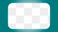 Teal rectangle png frame, transparent | Premium PNG - rawpixel