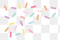 Rainbow sprinkles png border sticker | Premium PNG - rawpixel