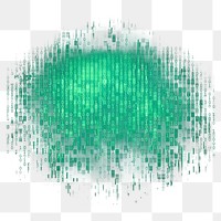 Green computer code png, abstract | Premium PNG - rawpixel