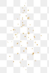 Gold snow png sticker, transparent | Premium PNG - rawpixel