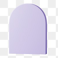 Purple arch shape png sticker, | Premium PNG - rawpixel