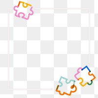 Png puzzle pieces doodle line | Premium PNG - rawpixel