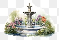 Architecture fountain representation creativity. | Premium PNG - rawpixel