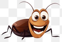 PNG Cockroach cartoon smiling animal. | Premium PNG - rawpixel