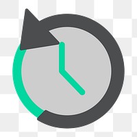 Png reverse time icon, transparent | Premium Icons - rawpixel