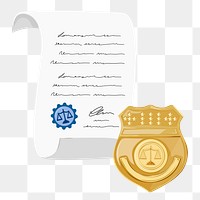 Police notice png, aesthetic illustration, | Premium PNG - rawpixel