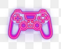 PNG Game icon neon purple | Premium PNG - rawpixel