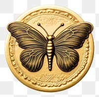 PNG Butterfly money gold coin. | Premium PNG - rawpixel