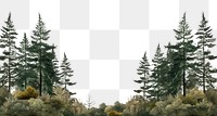 PNG Pine trees outdoors woodland | Free PNG - rawpixel