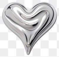 PNG Heart pattern silver shape. | Premium PNG - rawpixel