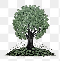PNG Money tree drawing sketch | Premium PNG - rawpixel