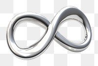 PNG An infinity symbol silver | Premium PNG - rawpixel