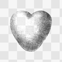 PNG Heart shape, vintage illustration, | Premium PNG Illustration ...