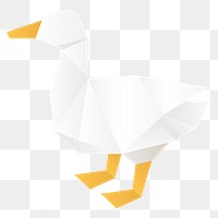Duck paper craft png polygon | Free PNG Sticker - rawpixel