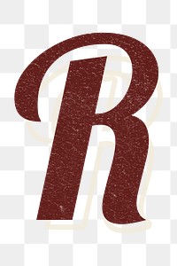 Letter R abc calligraphy handwriting | Premium PNG Sticker - rawpixel
