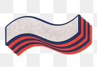 Tilde symbol png layered typography | Premium PNG Sticker - rawpixel