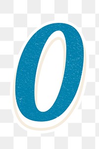 Png retro number 0 bold | Premium PNG Sticker - rawpixel