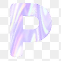 Pastel holographic alphabet P png | Free PNG Sticker - rawpixel