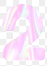 Shiny number two png numerical | Premium PNG Sticker - rawpixel