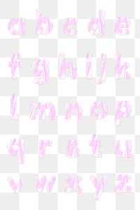 Alphabet png sticker holographic pastel | Free PNG - rawpixel
