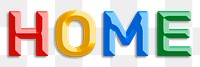 Home text png bevel effect | Free PNG Sticker - rawpixel