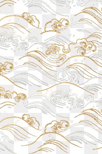 Wave pattern transparent background image | Premium PNG - rawpixel