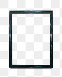 Metallic blue picture frame transparent | Premium PNG - rawpixel