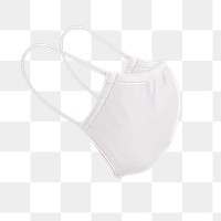 White protective cloth mask design | Free PNG Sticker - rawpixel