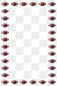 American football ball frame design | Premium PNG - rawpixel