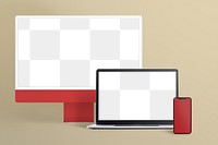 Multi-device screen png mockup, computer, | Premium PNG - rawpixel