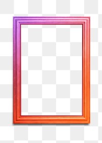 Ombre photo frame mockup | Premium PNG - rawpixel