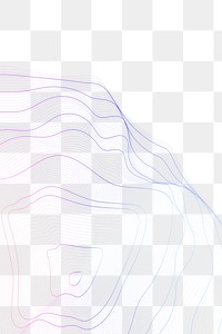 Purple abstract line design element | Premium PNG Sticker - rawpixel