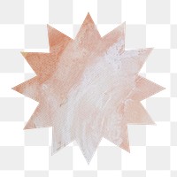 Twelve pointed star shaped badge | Free PNG Sticker - rawpixel