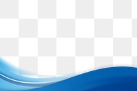 Blue curve frame template design | Premium PNG - rawpixel