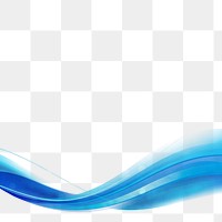 Blue curve frame template design | Premium PNG - rawpixel