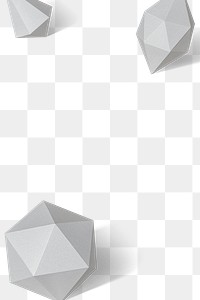 Gray geometric template design element | Premium PNG - rawpixel