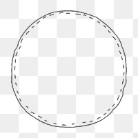 Round doodle sticker design element | Premium PNG - rawpixel