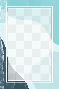 Porrait png frame bluej background | Premium PNG - rawpixel