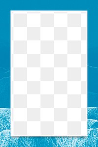 Porrait png frame bluej background | Free PNG - rawpixel