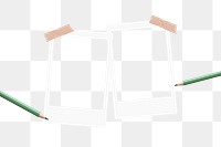 White instant frame design element | Free PNG - rawpixel